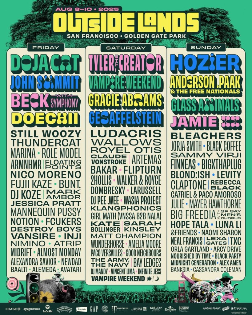 Outside Lands 2025 | All Festival Tickets